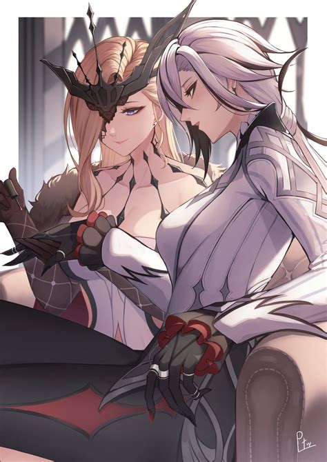 Arlecchino And Signora Genshin Impact Drawn By Pnatsu Danbooru