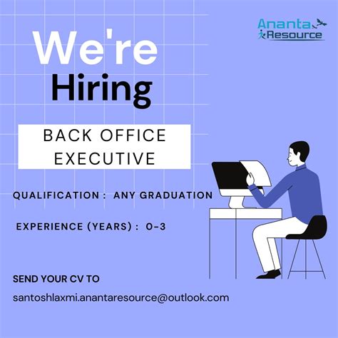 Santosh Laxmi Devulapalli On Linkedin Hiring Backofficeexecutive Graduates Freshers Career