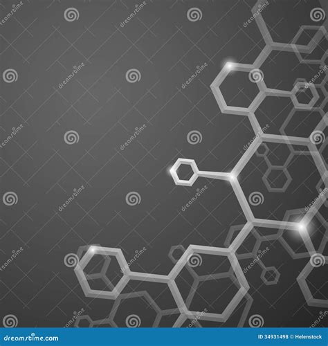 Molecule Abstract Background Stock Vector Illustration Of Global