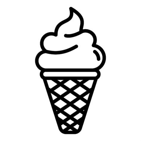 Plantilla De Icono De Helado Con Fondo Transparente Vector Premium