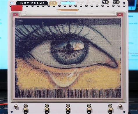 Battery Powered Digital Picture Frame Using Pimoroni Inky Frame 12