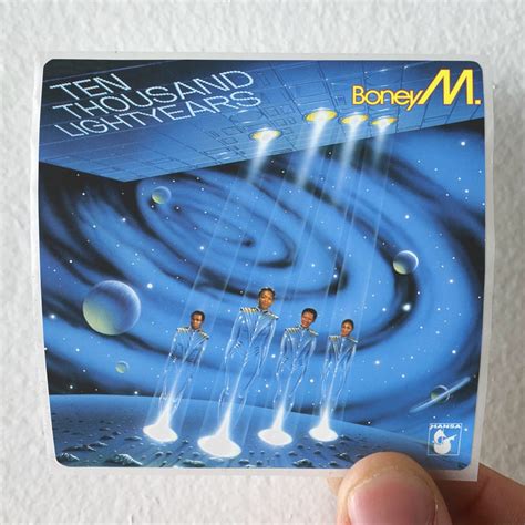 Boney M Ten Thousand Lightyears Album Cover Sticker