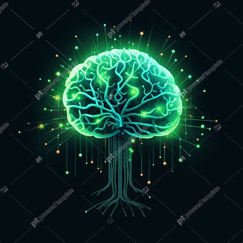 Enhancing Cognitive Function A Vibrant And Dynamic Brain Ai Image