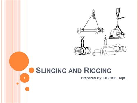 Lifting And Rigging Course Pptx