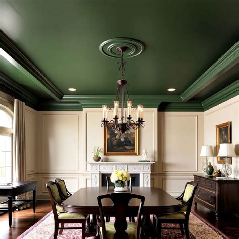 20 Green Ceiling Ideas To Add A Natural Touch