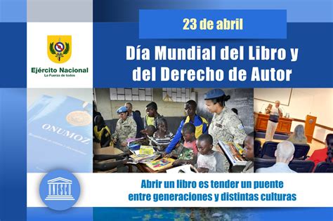 Día Mundial Del Libro Y Del Derecho De Autor Ejército Nacional