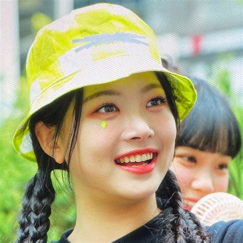 Lesserafim Eunchae Icons 🗯 Purple Bunny Bucket Hat Purple
