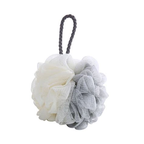 Rnemite Amo Shower Loofahs Large Bath Sponge Mesh Pouf Wash Puff Shower Poof Body Loofas For