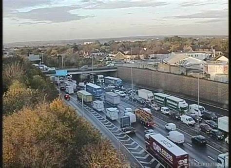 Severe Delays At Dartford Crossing After Multi Car Crash On M25