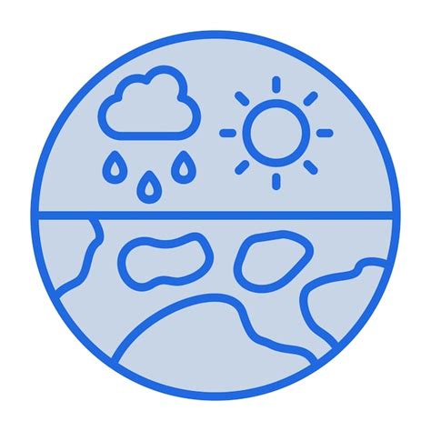 Premium Vector Climatization Blue Tone Illustration