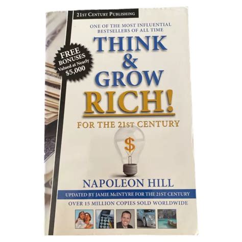 Think Grow Rich 21st Century By Napoleon Hill Paperback Book Finance