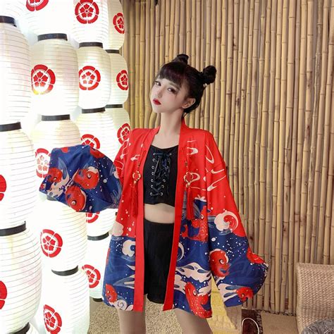 Jual Kimono Haori Baju Jepang Terkini Shopee Indonesia