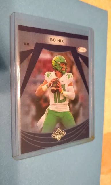 Bo Nix Rc 2024 Sage High Series All Rookie Team Black 108 • Broncos