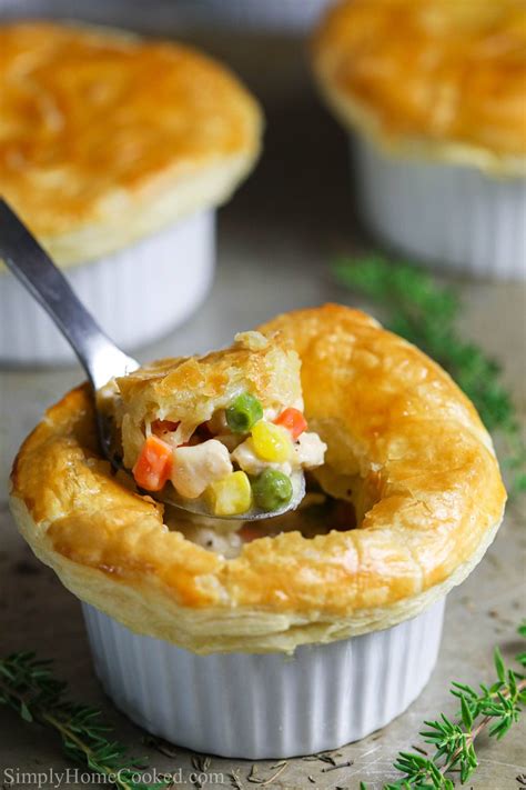 Mini Chicken Pot Pies Video Simply Home Cooked