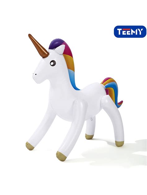 Unicornio Inflable Paquete 12 Pzs