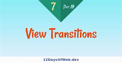 Ricky Lopes On Linkedin View Transitions