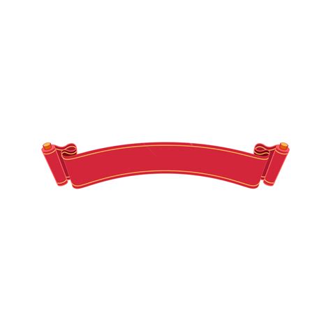Scroll Banner Clipart Png Images Red Scroll Banner Banner Blank Red