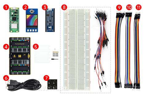 树莓派raspberry Pi Pico 2 W微控制器开发板评估套餐 基于树莓派rp2350双核、双架构处理器