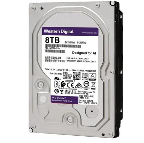 Wd Purple Ejrx 1tb/2tb/4tb/6tb/8tb/10tb/12tb/14tb/16tb HDD for ...