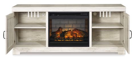 Bellaby 63 Tv Stand With Electric Log Fireplace Levin Furniture