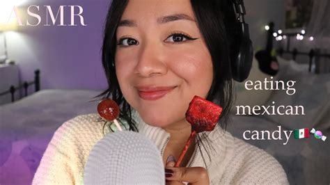 Asmr Eating More Mexican Candy Youtube