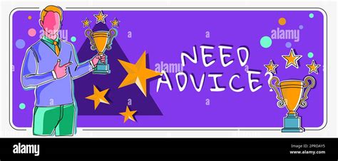 Conceptual Display Need Advice Question Word Written On Asking Someone