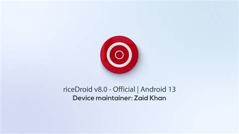 RiceDroid V8 0 Official Android 13 For Redmi Note 10 Pro YouTube