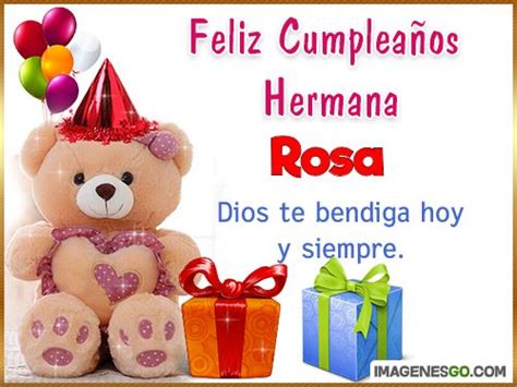 Fotos De Feliz Cumple Anos Hermana Con Rosas Una Tarjeta De Feliz