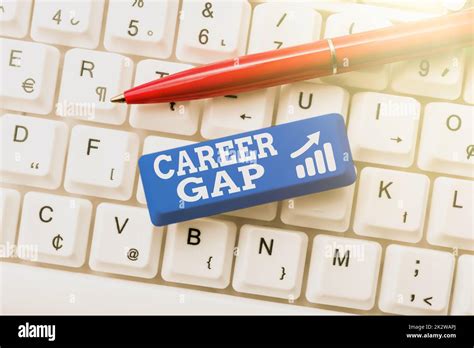 Inspiration Showing Sign Career Gap Internet Concept A Scene Where In