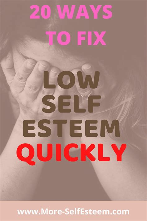 How To Deal With Low Self Esteem Artofit