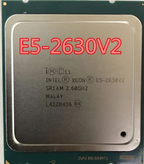 Intel Xeon E5 2630 V2 Server Processor Sr1am 2.6ghz 6-core 15m Lga2011 ...