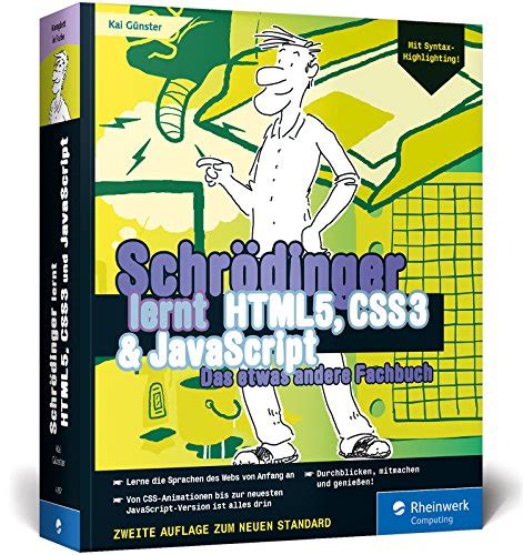 Schrödinger Lernt Html5 Css3 Und Javascript Das Etwas Andere Fachbuch