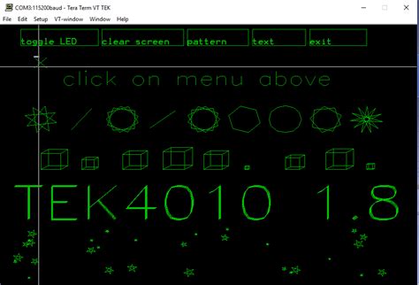 Tek4010 Emulation With Any Arduino Showcase Arduino Forum