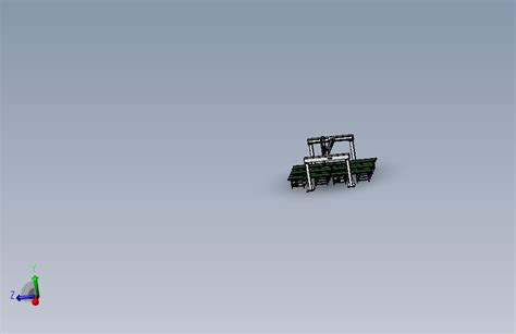 桁架式搬运分拣机械手solidworks 2020模型图纸下载 懒石网