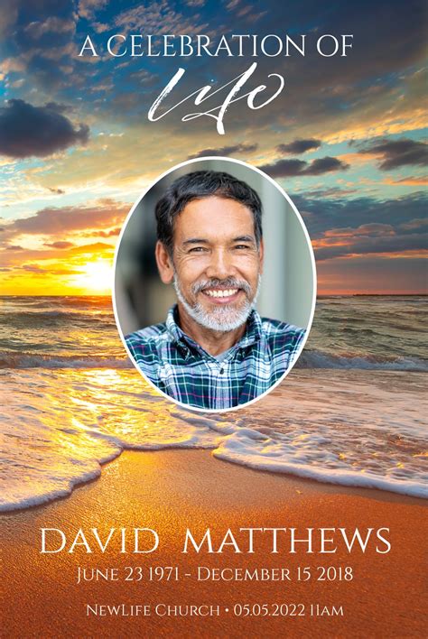 Memorial Poster 2101 Memorial Prints Memorial And Funeral Printing