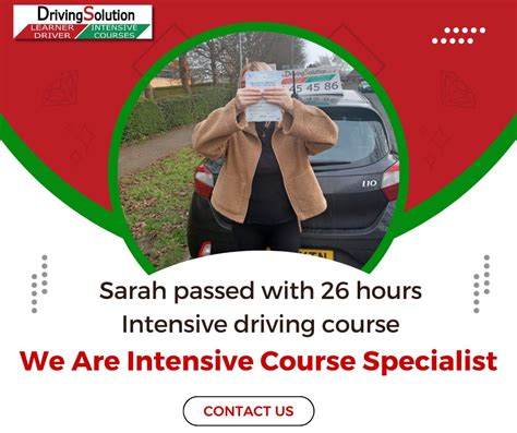 Congratulations To Sarah For Passing Driving Solution