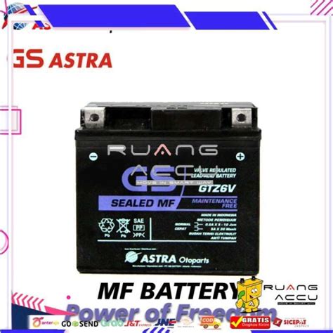 Promo Accu Aki Motor GS Astra GTZ V Untuk Vario Vario ESP ISS PCX
