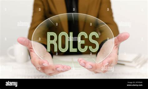 Inspiration Showing Sign Roles Concept Meaning Part Played By Person