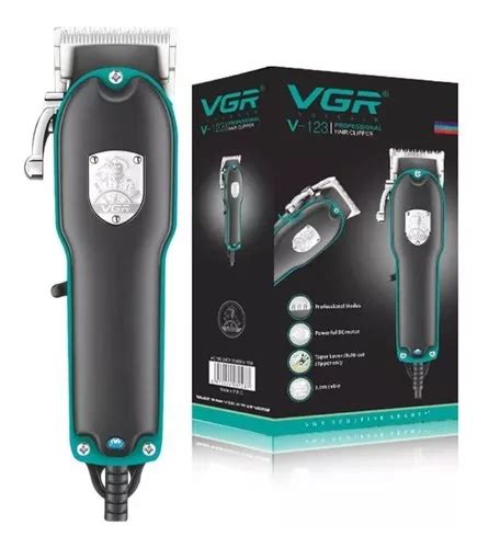 Máquina De Cortar Cabelo Profissional Elétrica Vgr V Cor Preto V V Frete grátis