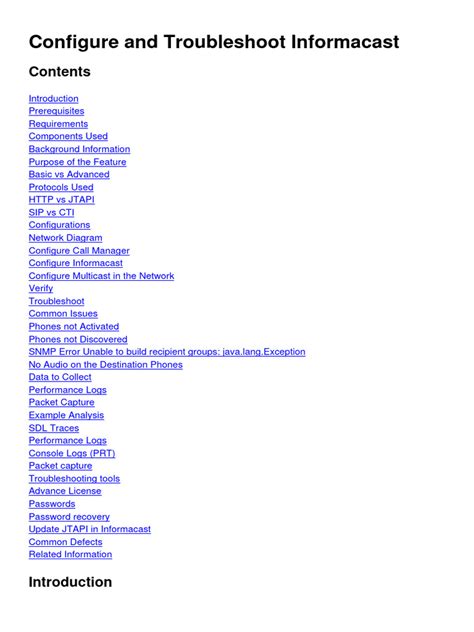 Configure And Troubleshoot Informacast Pdf Session Initiation Protocol Port Computer