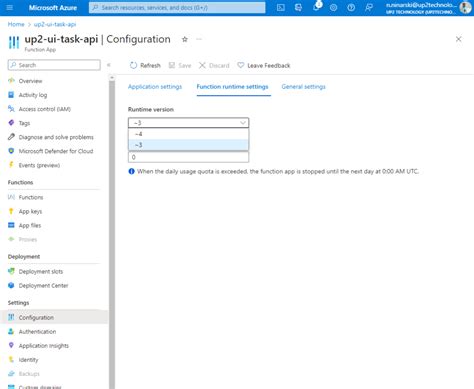 Updating An AzureFunction From Node Ninio S Learning Notes