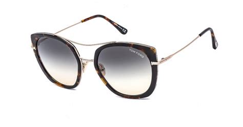 Tom Ford Ft0760 Sunglasses Coloured Havana Gradient Smoke S Lyst Uk