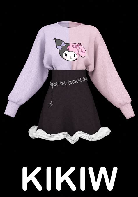 Sims 3 Cc Clothes Sims 4 Clothing Kuromi Outfit Sanrio Outfits Vrogue