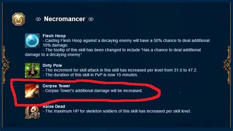 Necromancer Corpse Tower Gameplay Bug Report Tree Of Savior Forum