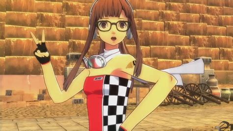 Persona 5 Dancing Star Night Futabas Racing Queen Costume Costume