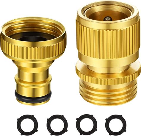3 4 Inch Brass Garden Hose Connector Female Male Quick Connector Water