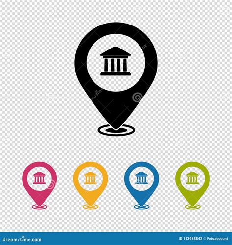 Map Pointer Location Finder Building Icon Vector Illustration