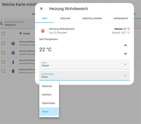 Fritzbox Integration Thermostat Kartekachel Spar Anstatt Comfort