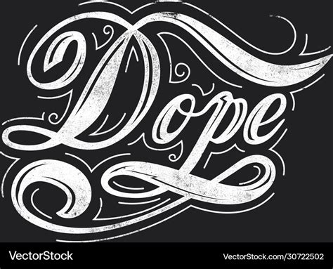 Dope Royalty Free Vector Image Vectorstock