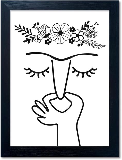 Bathroom Decor Wall Art Framed Funny Bathroom Sign